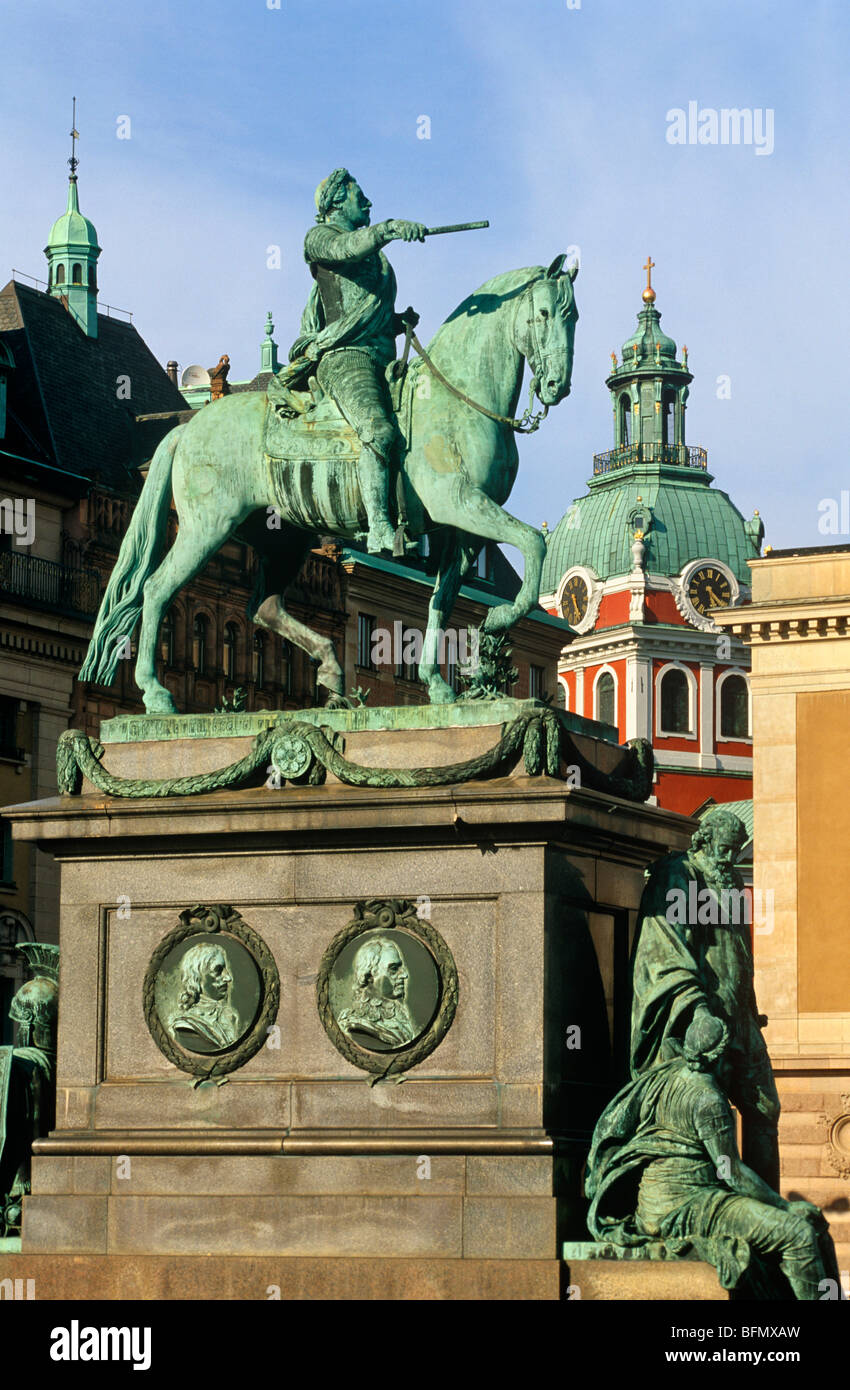 Statue of king gustav adolf hi-res stock photography and images - Alamy