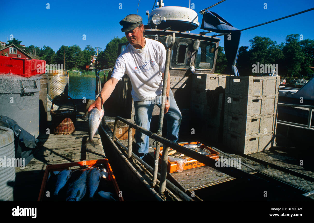 Sweden, Stockholm Archipelago, Moja Island. Rune Wikstrom, Swedish ...