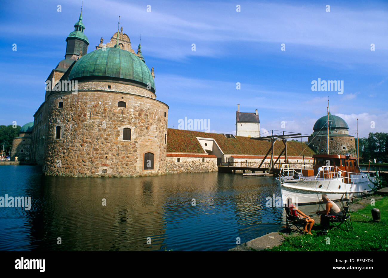 Sweden, Ostergotland, Vadstena. The 16th-century Vadstena Castle, or ...