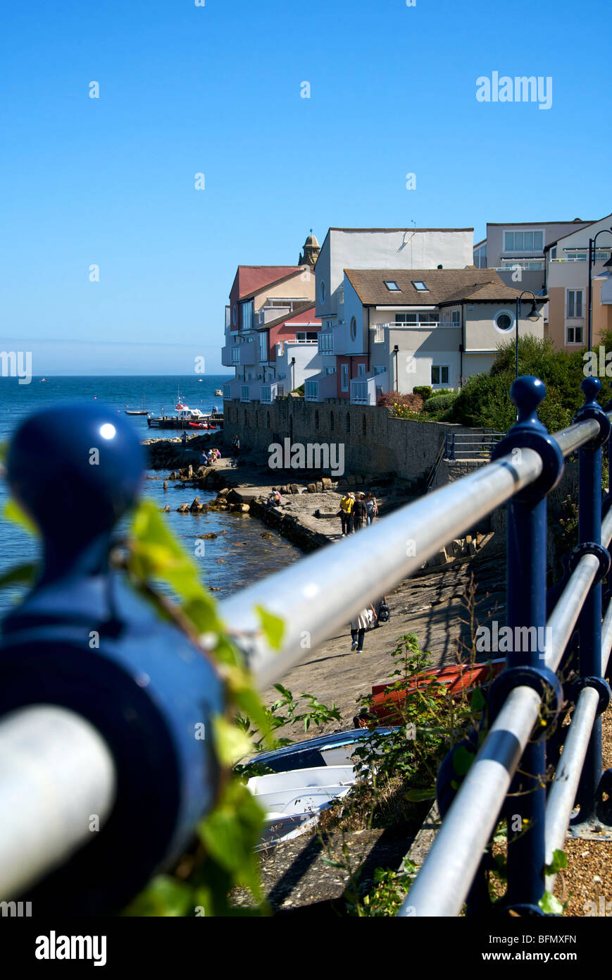 Swanage Dorset UK Peveril Point Peninsula Stock Photo - Alamy