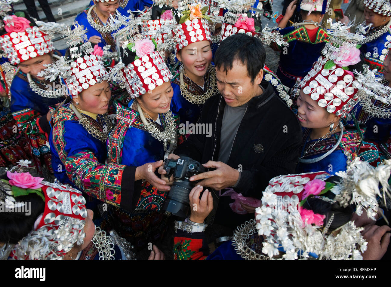 Miao costume hi-res stock photography and images - Alamy