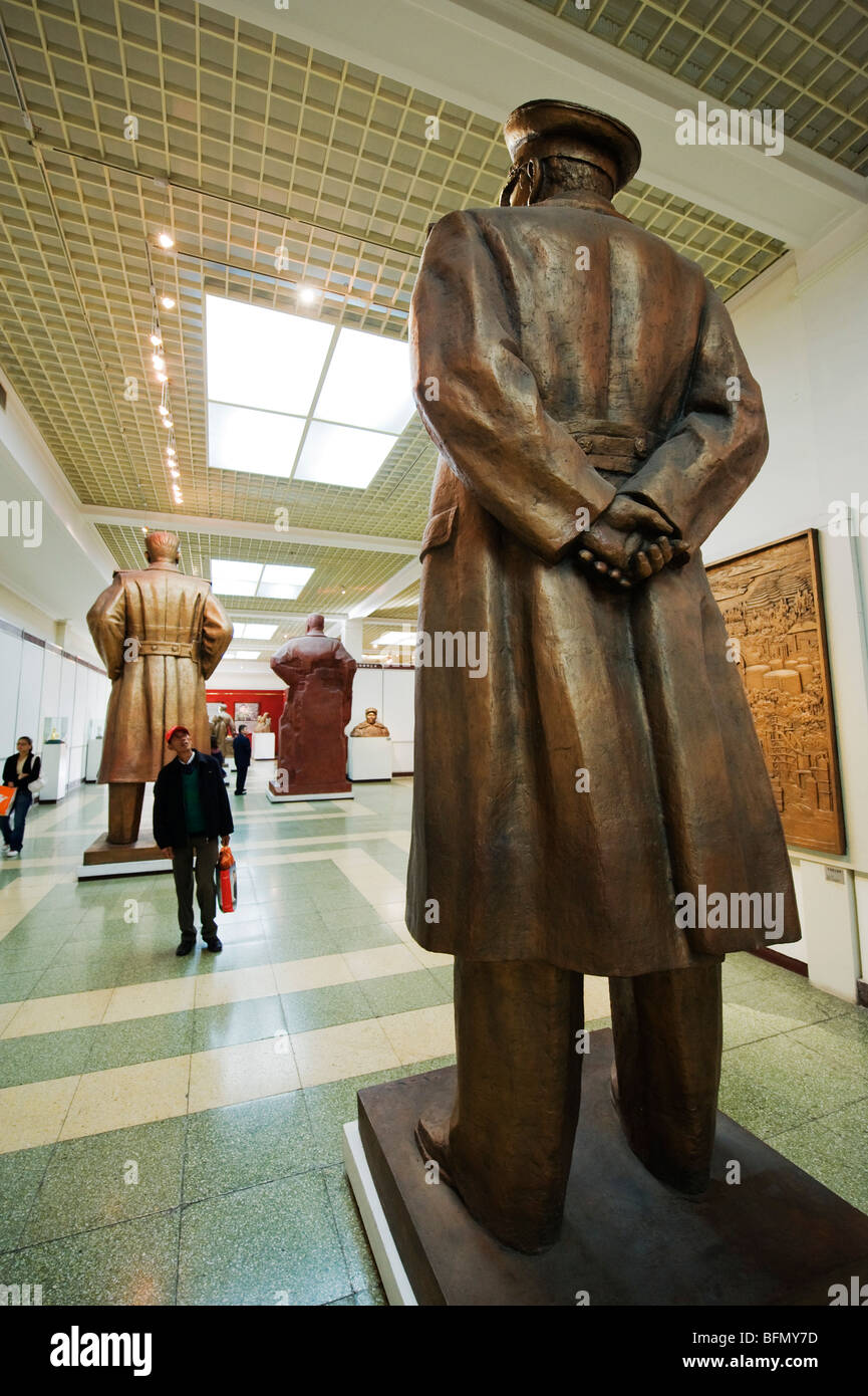 China, Beijing, Mao statue at the Military Museum Stock Photo - Alamy