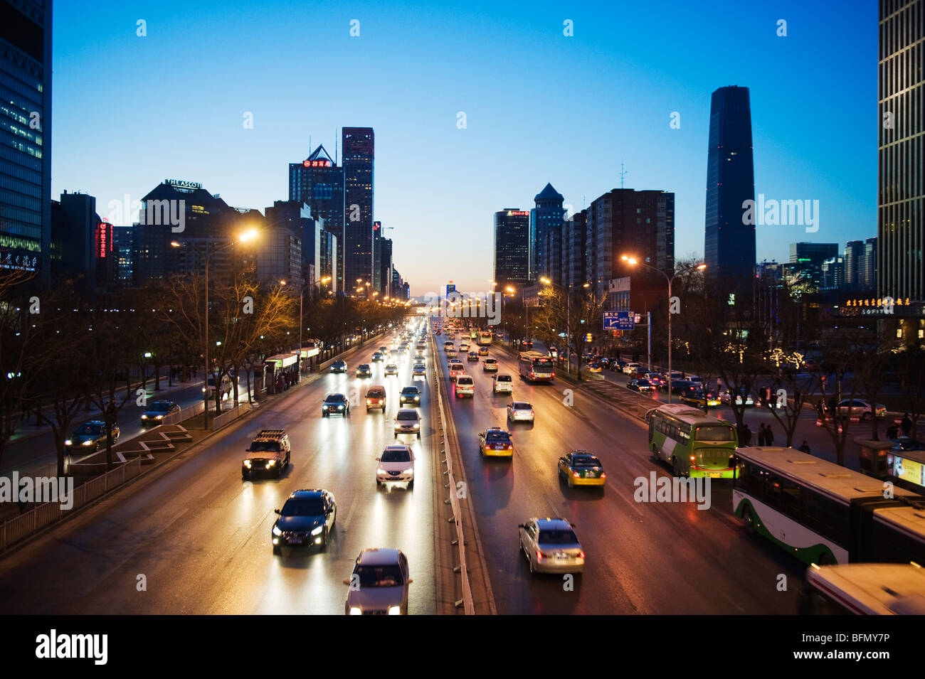 China, Beijing, CBD, city skyline Stock Photo - Alamy