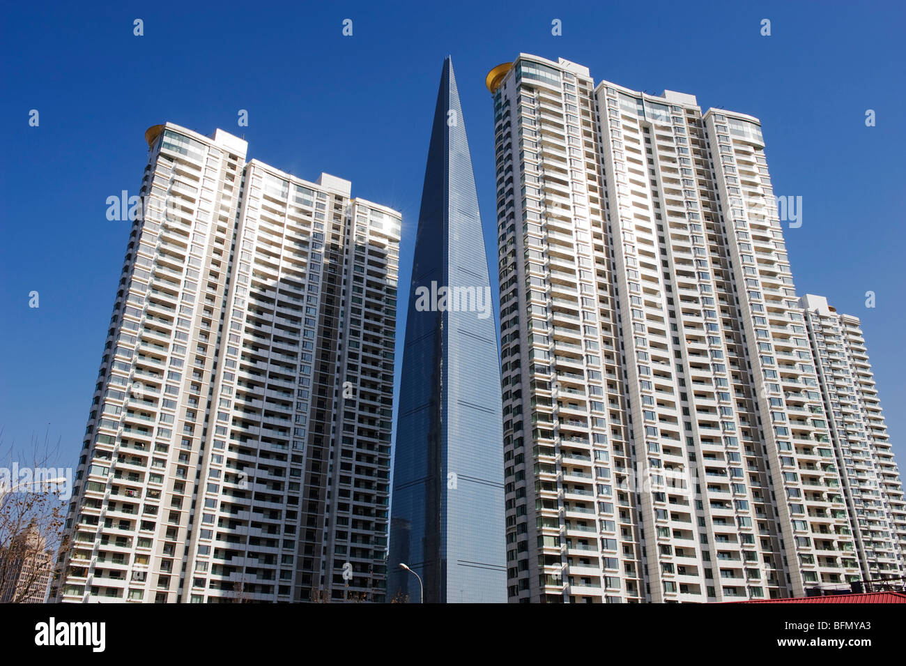 China, Shanghai, Pudong new area, International Finance Tower Stock ...