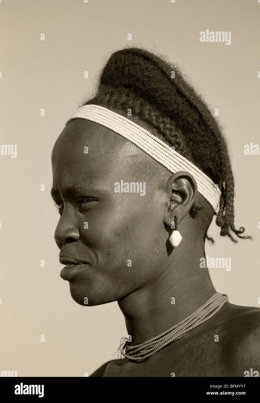 Ethiopia Omo Delta Dassanech Woman Stock Photos & Ethiopia Omo Delta ...