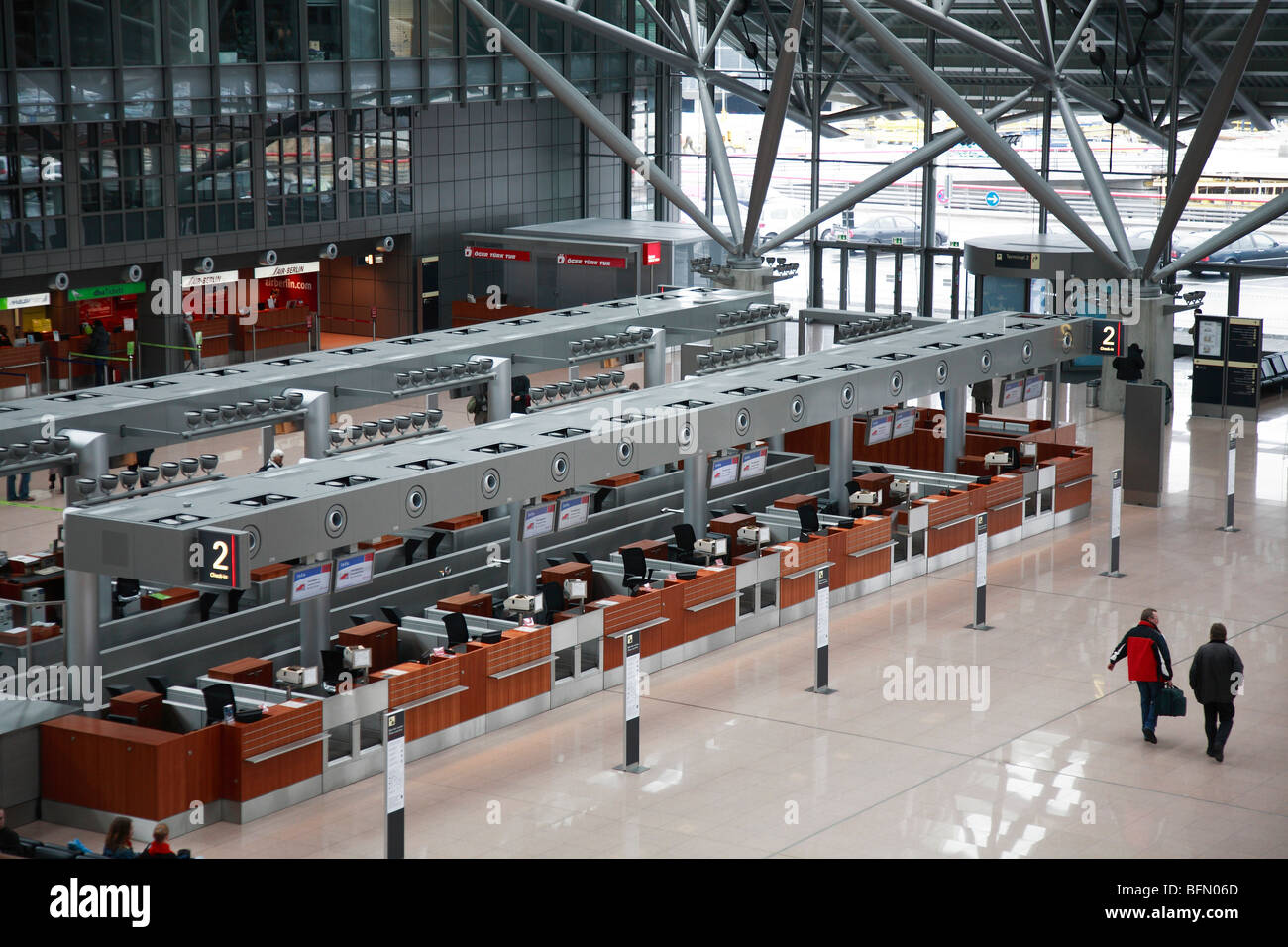 Germany Hamburg, check in area number 2 in Hamburg International ...
