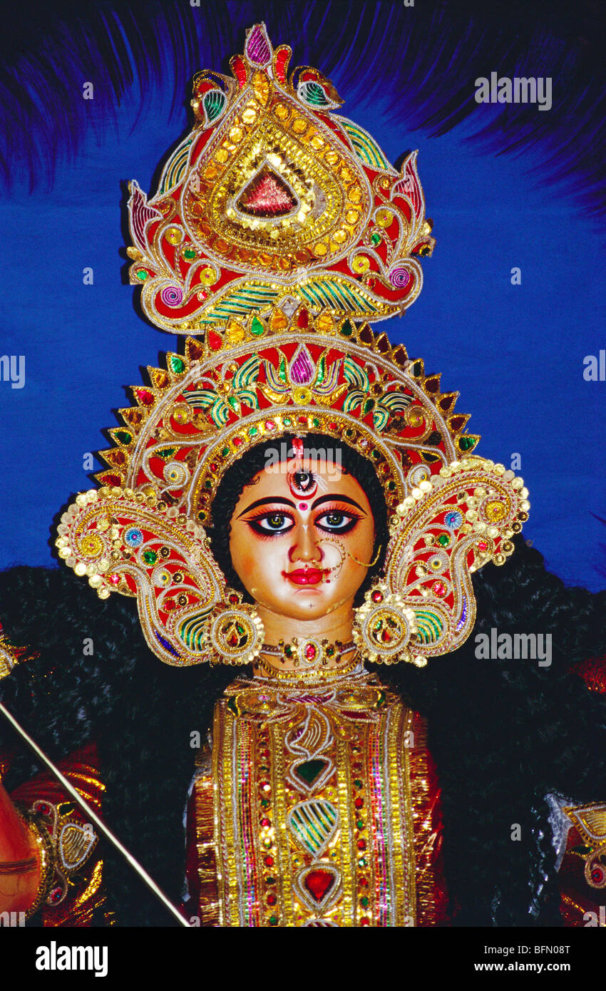 Devi durga face hi-res stock photography and images - Alamy