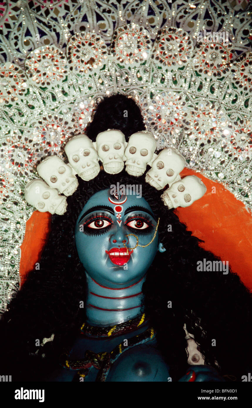 Goddess Kali idol ; Assam ; India ; Asia Stock Photo - Alamy
