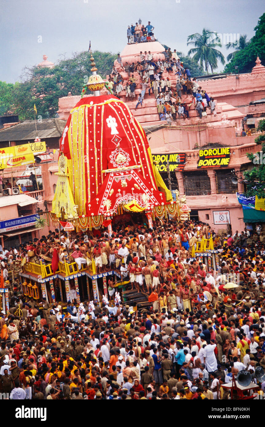 DBA 61044 : Rath yatra festival chariot ; Puri ; Orissa ; India Stock ...
