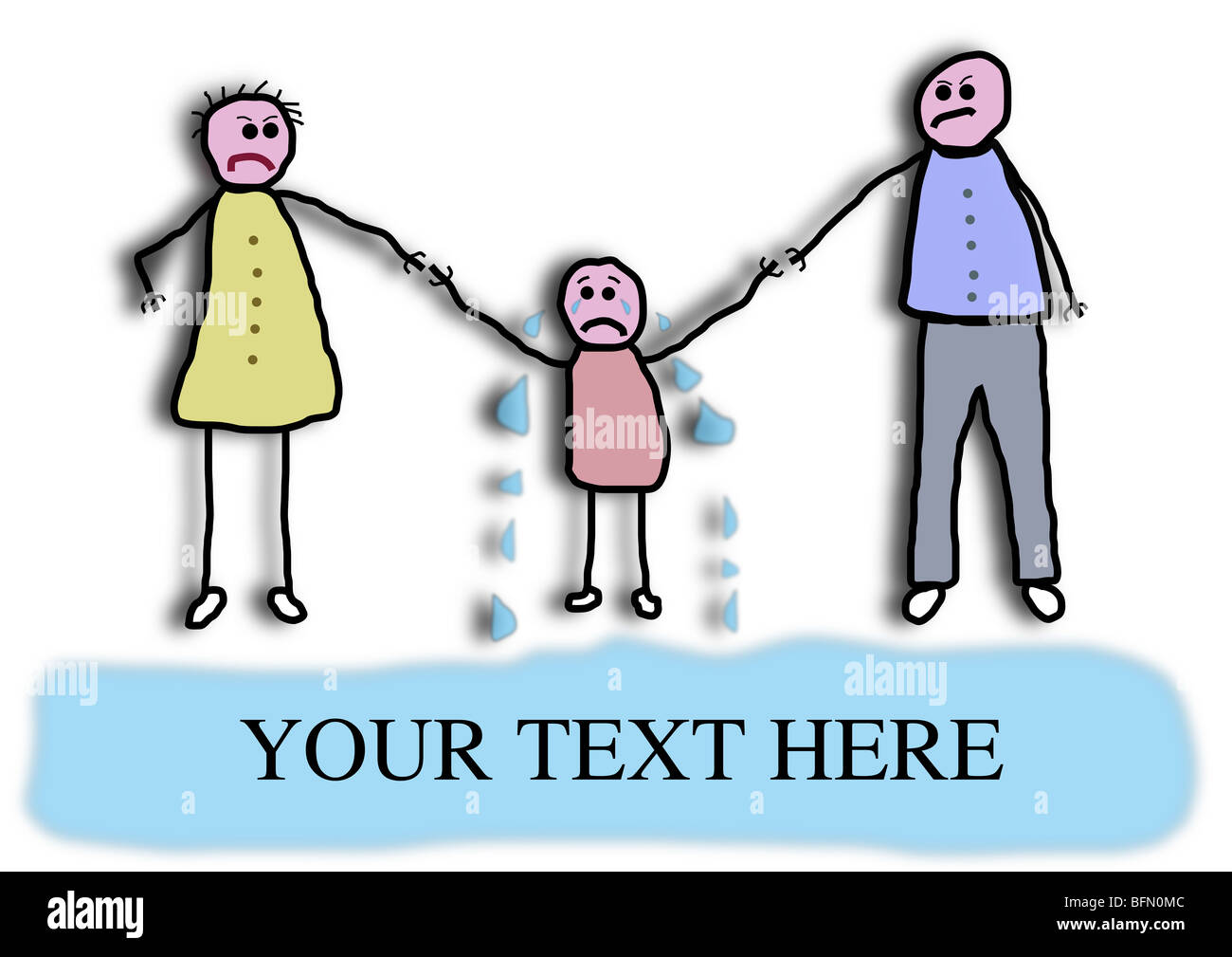 Divorce child drawing hi-res stock photography and images - Alamy