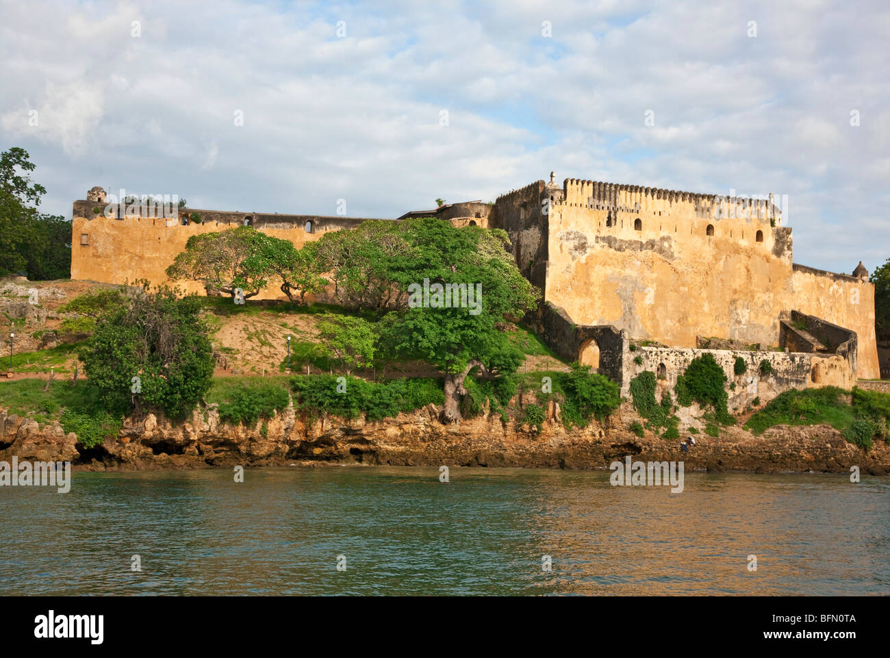 Kenya, Mombasa. Historic Fort Jesus, built by the Portuguese in 1593 ...