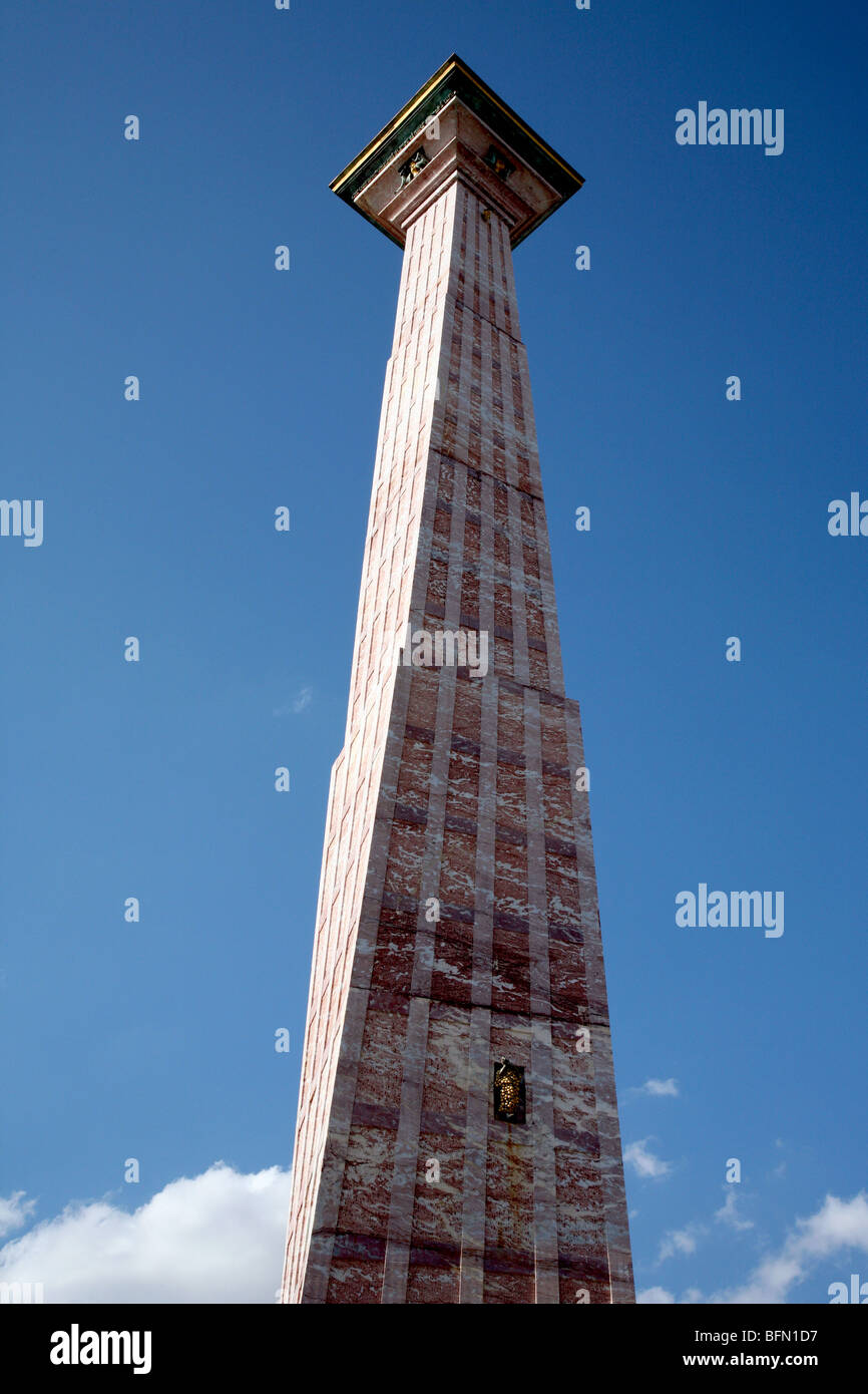 Egyptian-style obelisk in Place de la Victoire, Bordeaux, France is a ...