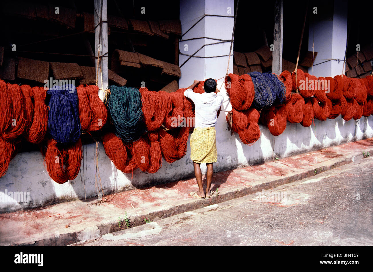 Coir industry indian hi-res stock photography and images - Alamy