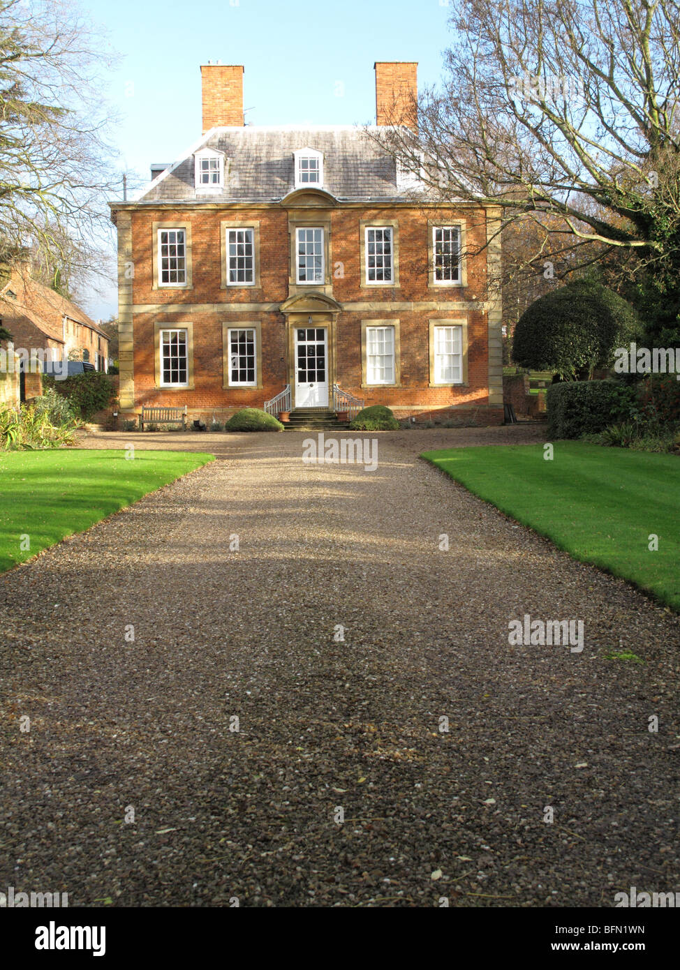 A large period house in the U.K Stock Photo - Alamy