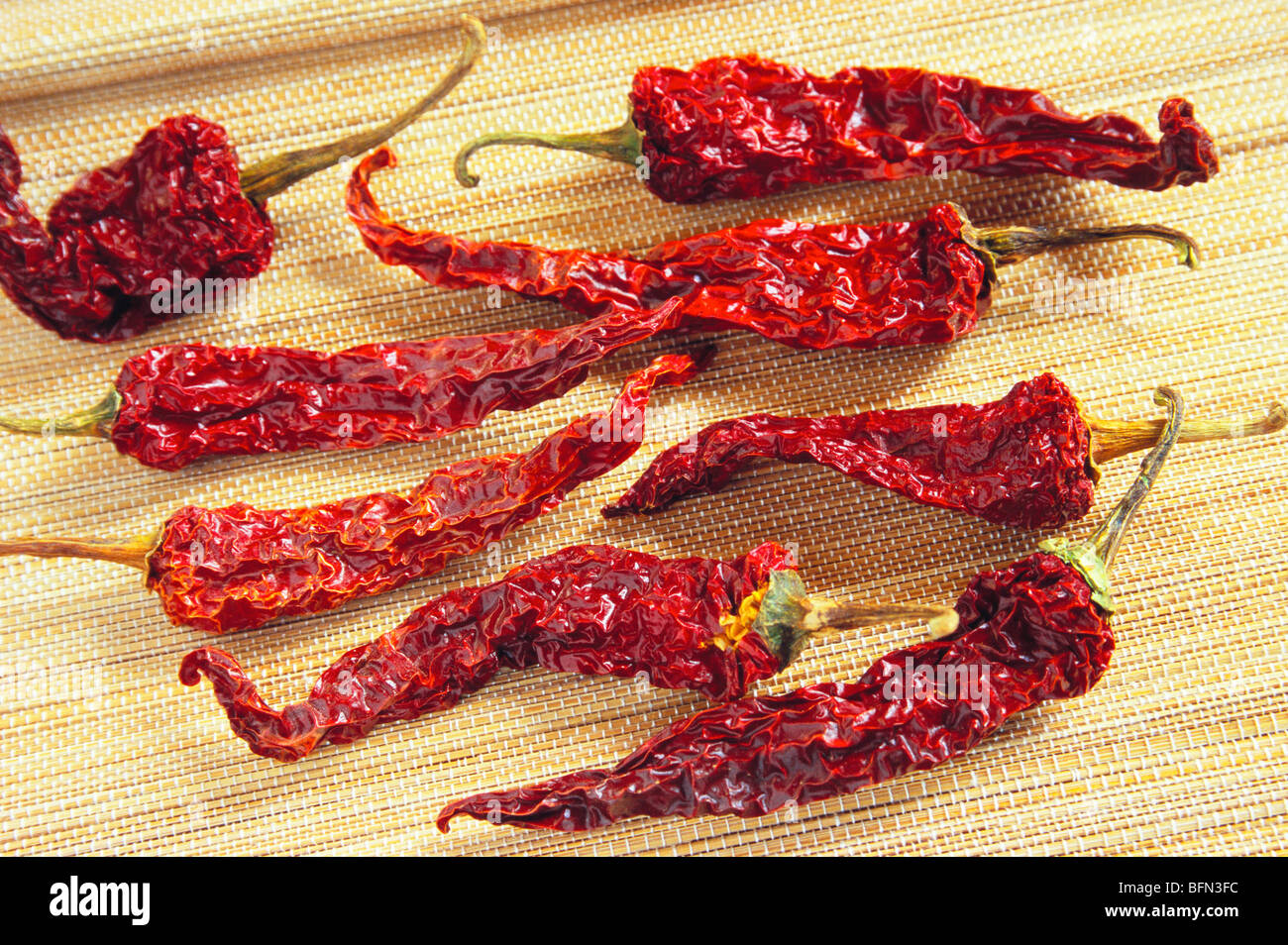 dried red chillies Stock Photo - Alamy