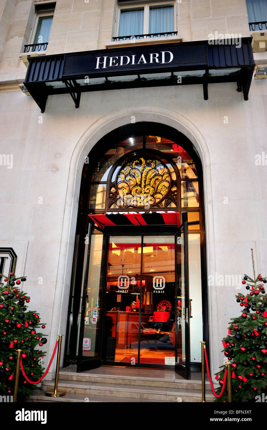 Paris, France, Luxury Shop, « Hediard", Food, Detail, Sign, Glass Front ...