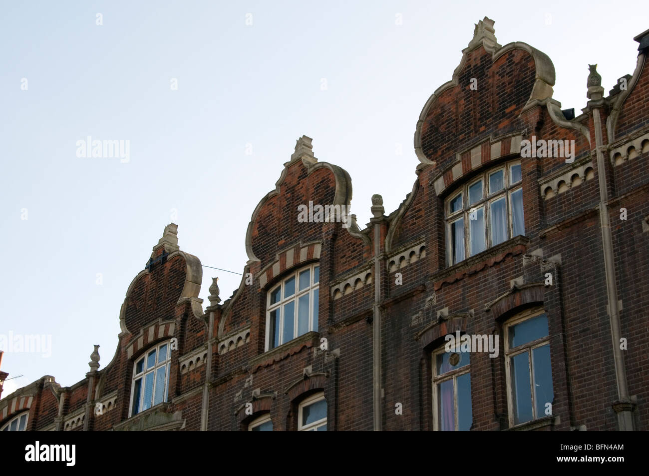 Building dutch gable roof line hi-res stock photography and images - Alamy