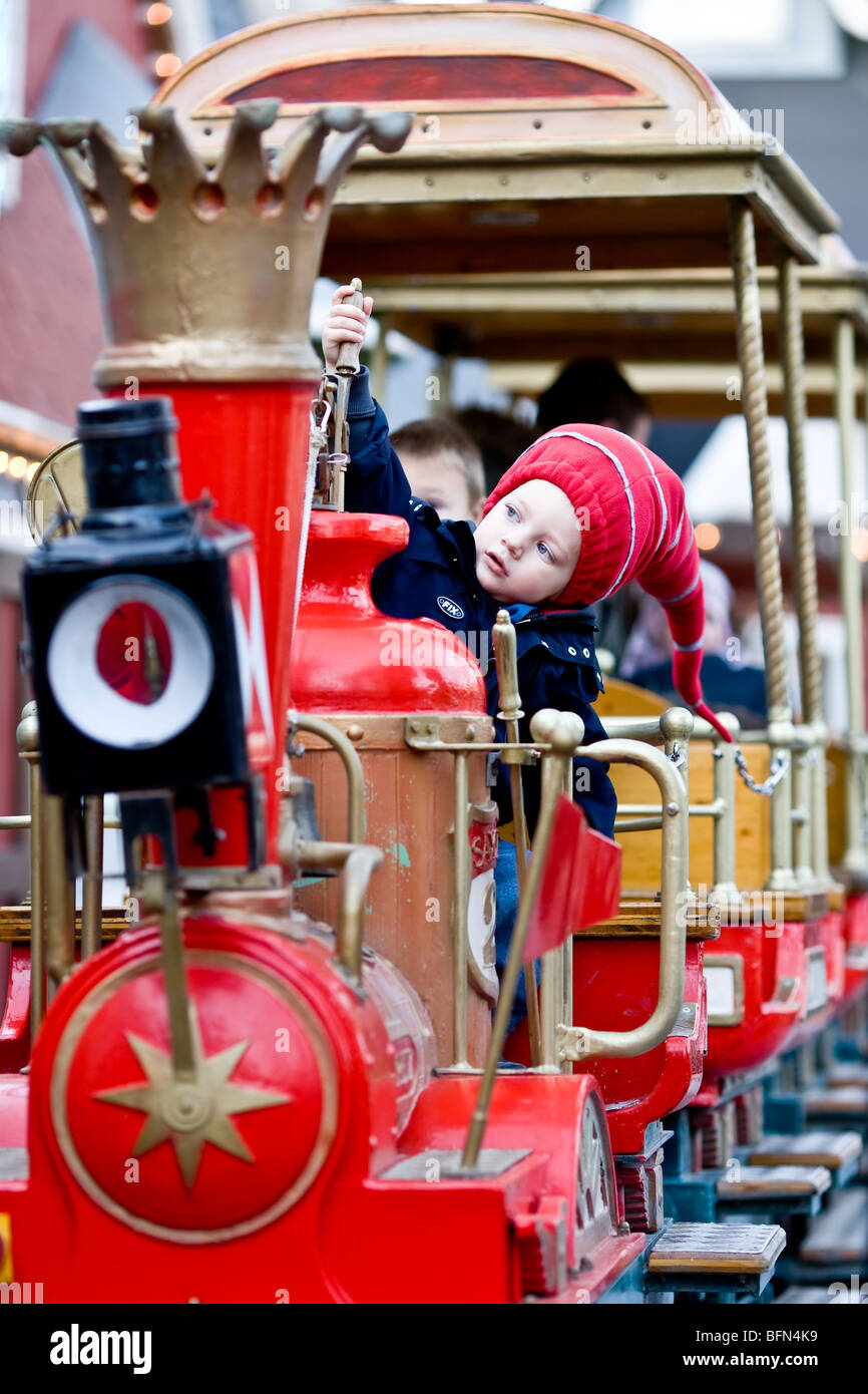 Christmas train hi-res stock photography and images - Alamy