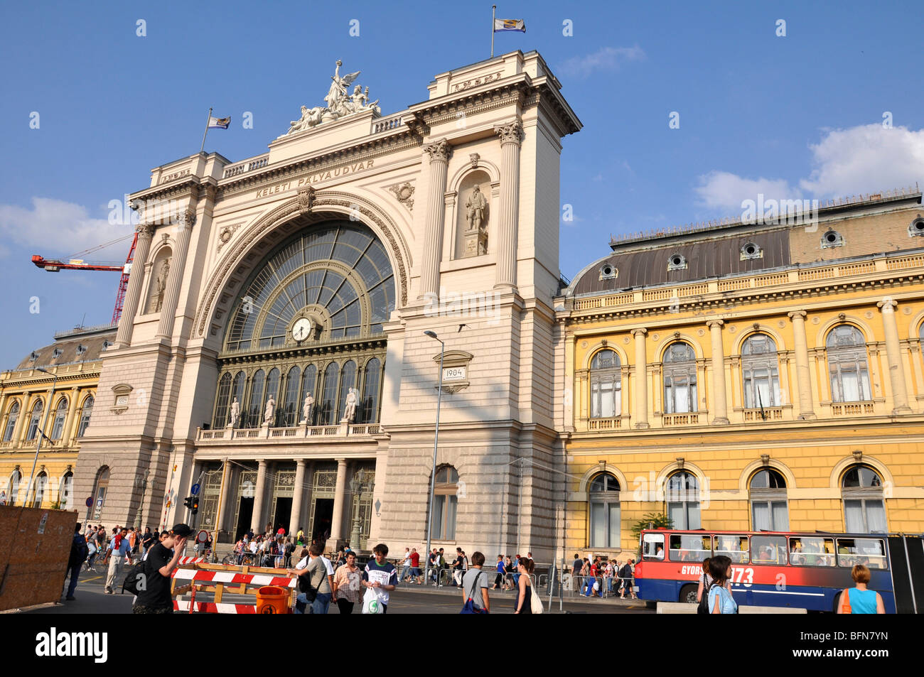 Eastern Europe, Hungary, Budapest, Keleti railway station Stock Photo ...