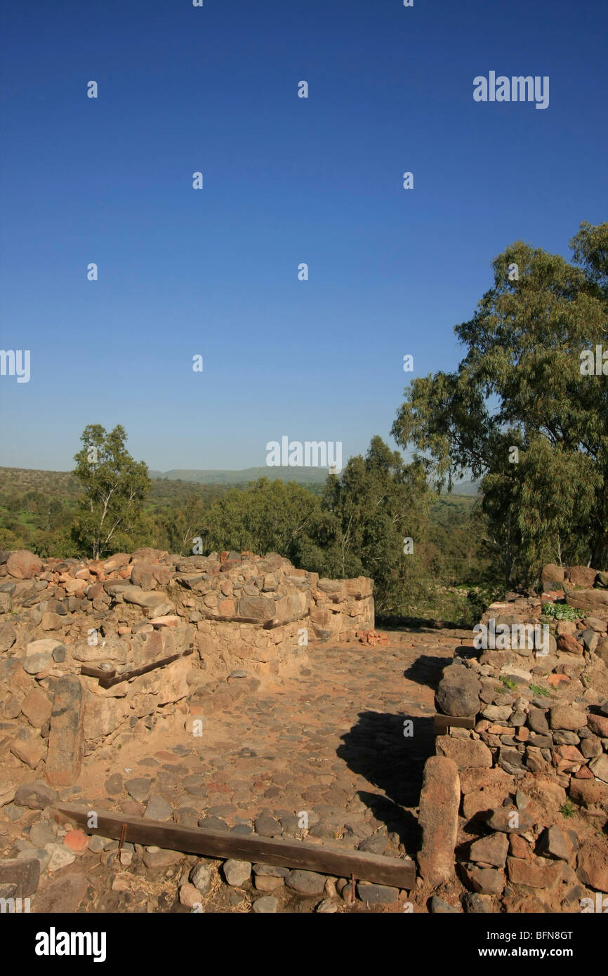 Israel, ruins at et-Tell identified with ancient Bethsaida Stock Photo ...