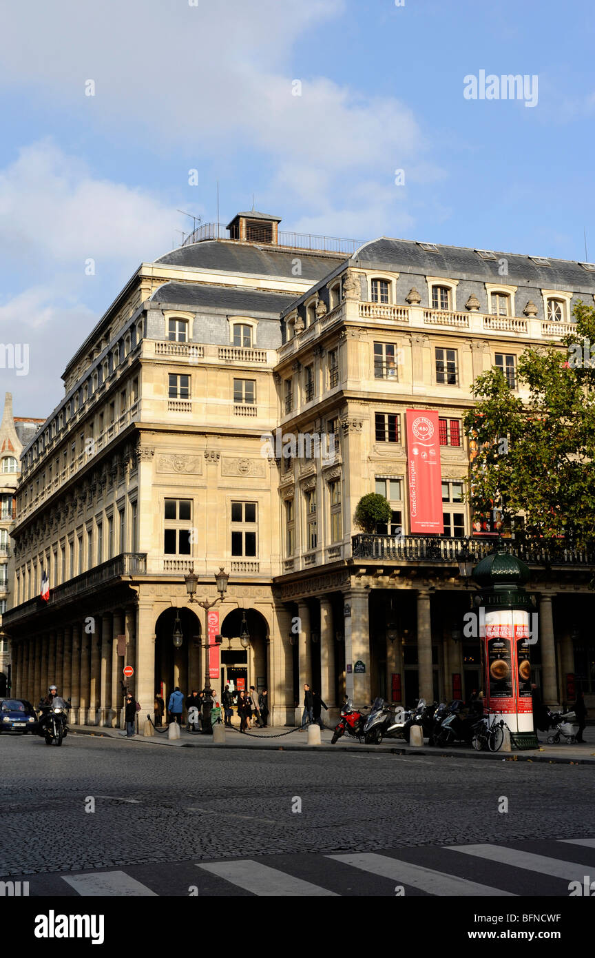 Comedie Francaise theater, Place Colette, Paris, France Stock Photo - Alamy