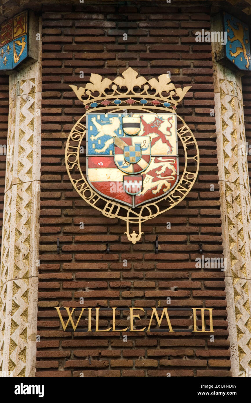 The coat of arms of Willem III (William III) (1650 – 1702), the Prince ...