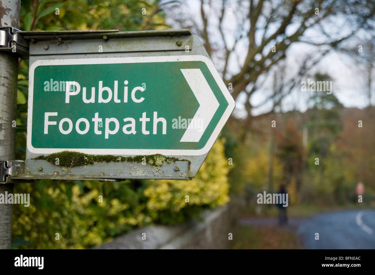 Public Footpath Sign in England, UK Stock Photo - Alamy