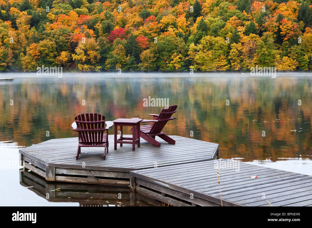 Autumn Scene in Quebec, Canada Stock Photo - Alamy