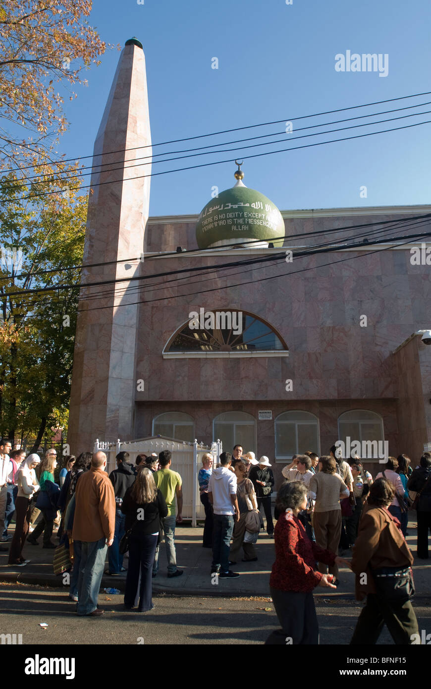 Muslim Center of New York during the Queens Interfaith Unity Walk Stock ...