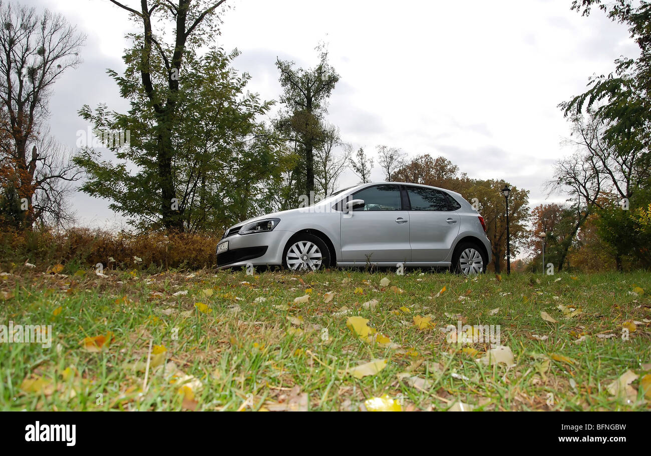 My 2009 auto car vehicle automobile grass tree trees hi-res stock ...