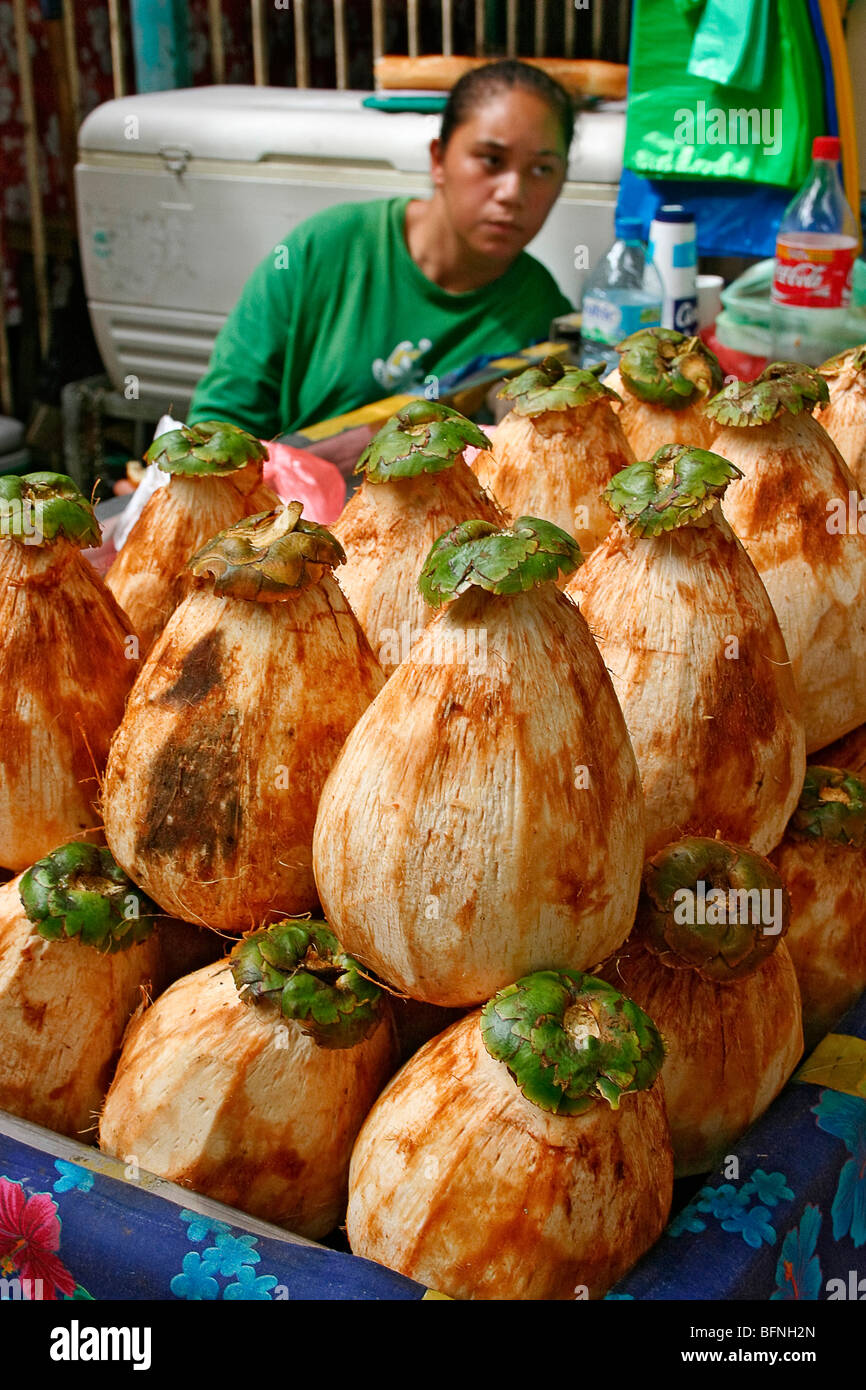 Peeled coconuts hi-res stock photography and images - Alamy