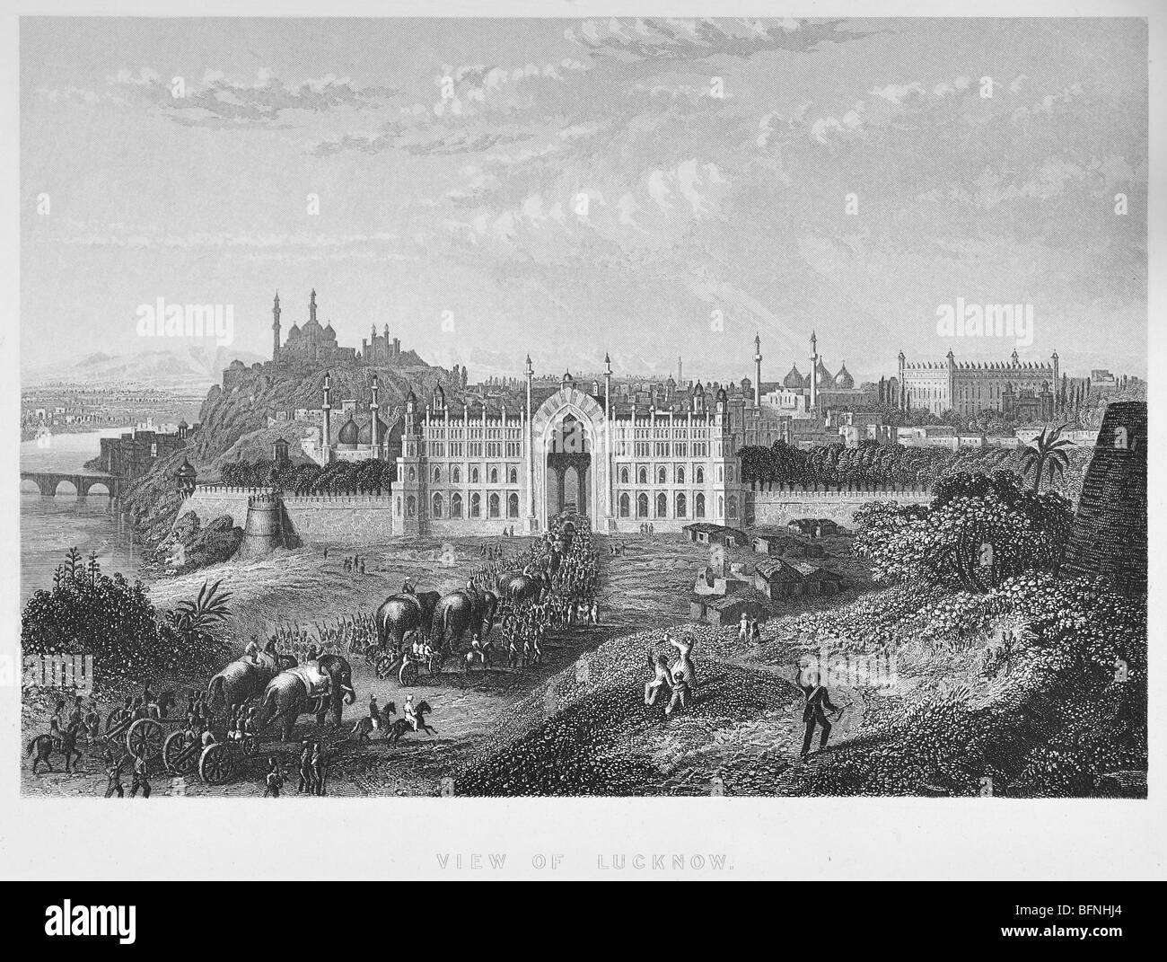 View of Lucknow Stock Photo - Alamy