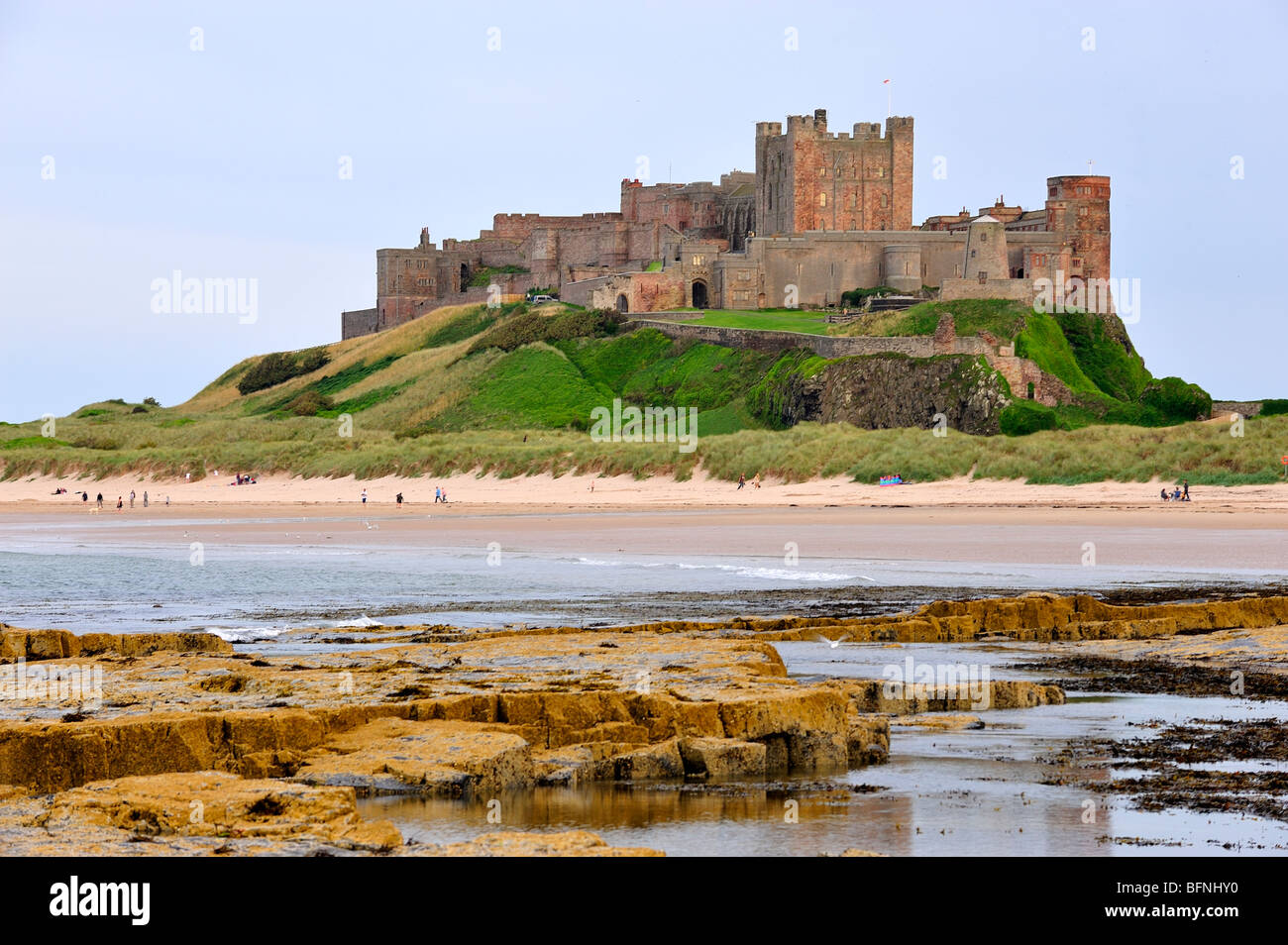 Bamburg Castle at sunset Stock Photo - Alamy