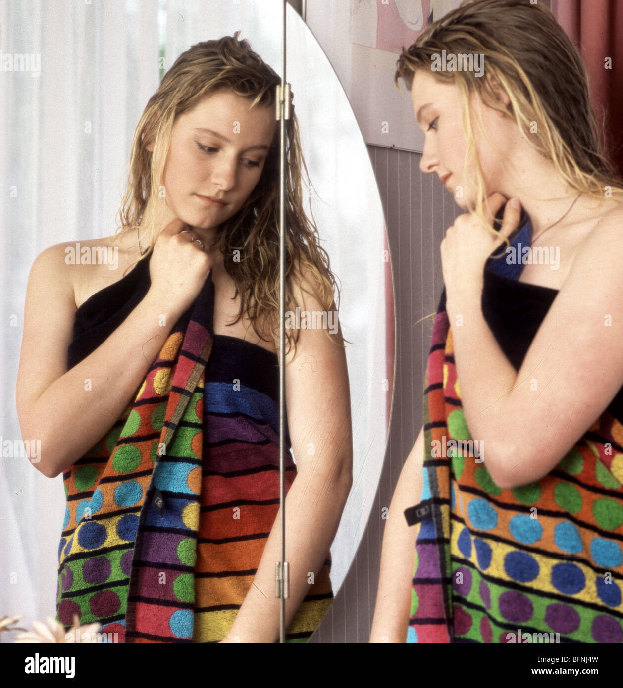 Insecure Girl In Mirror