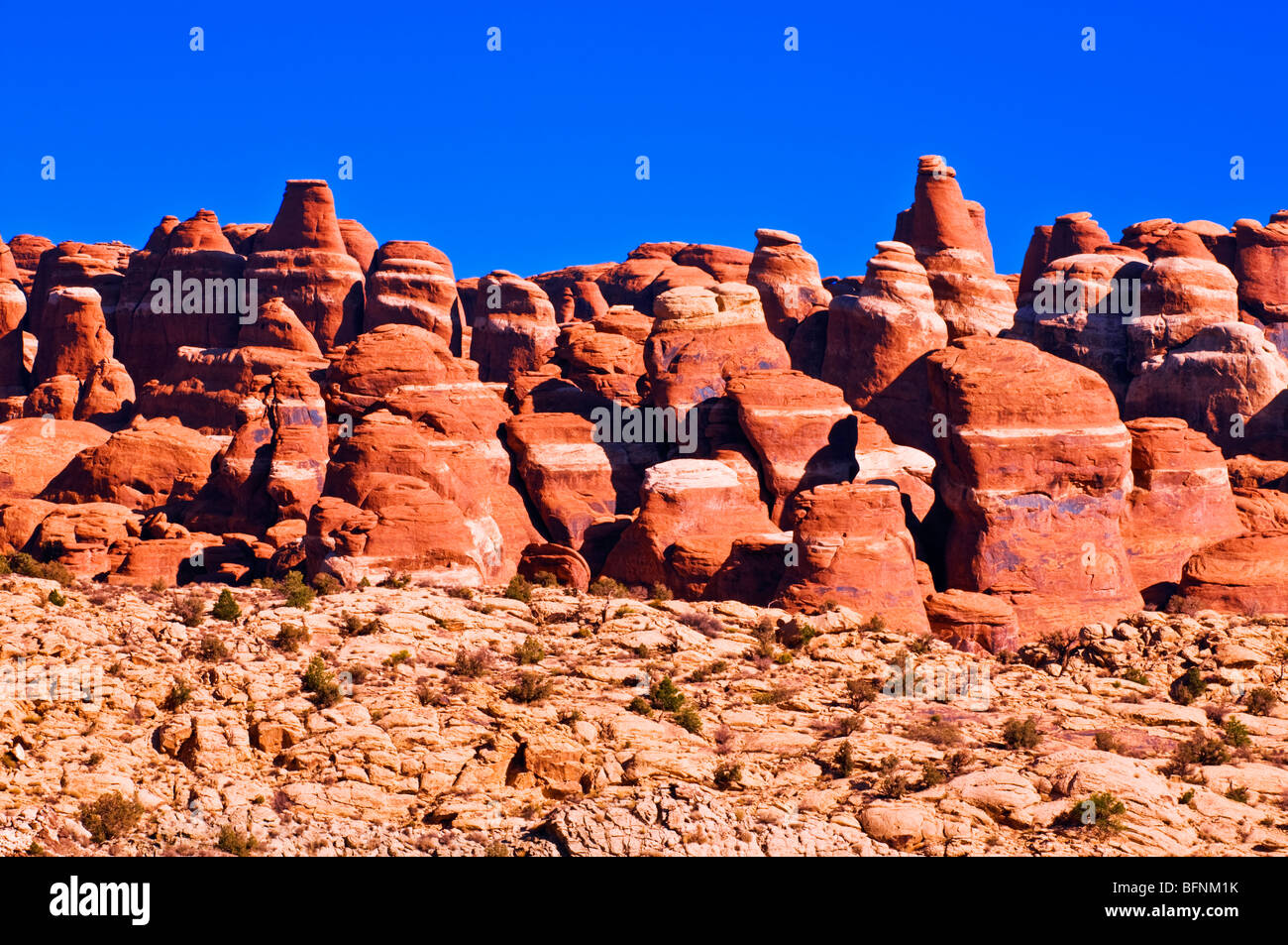 Fiery furnace arches national park hi-res stock photography and images ...