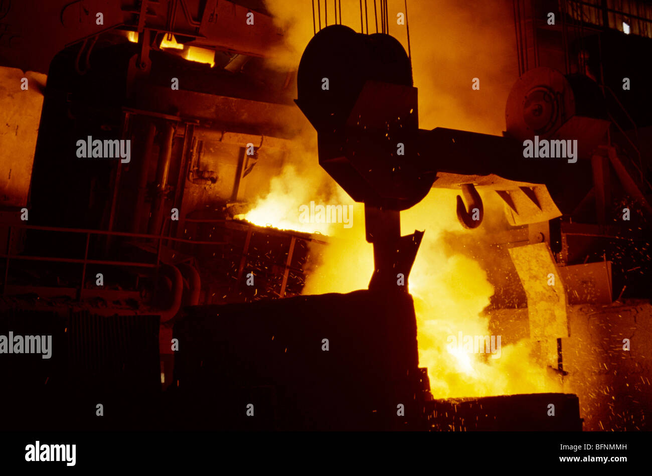 steel plant steel factory steel industry Stock Photo - Alamy