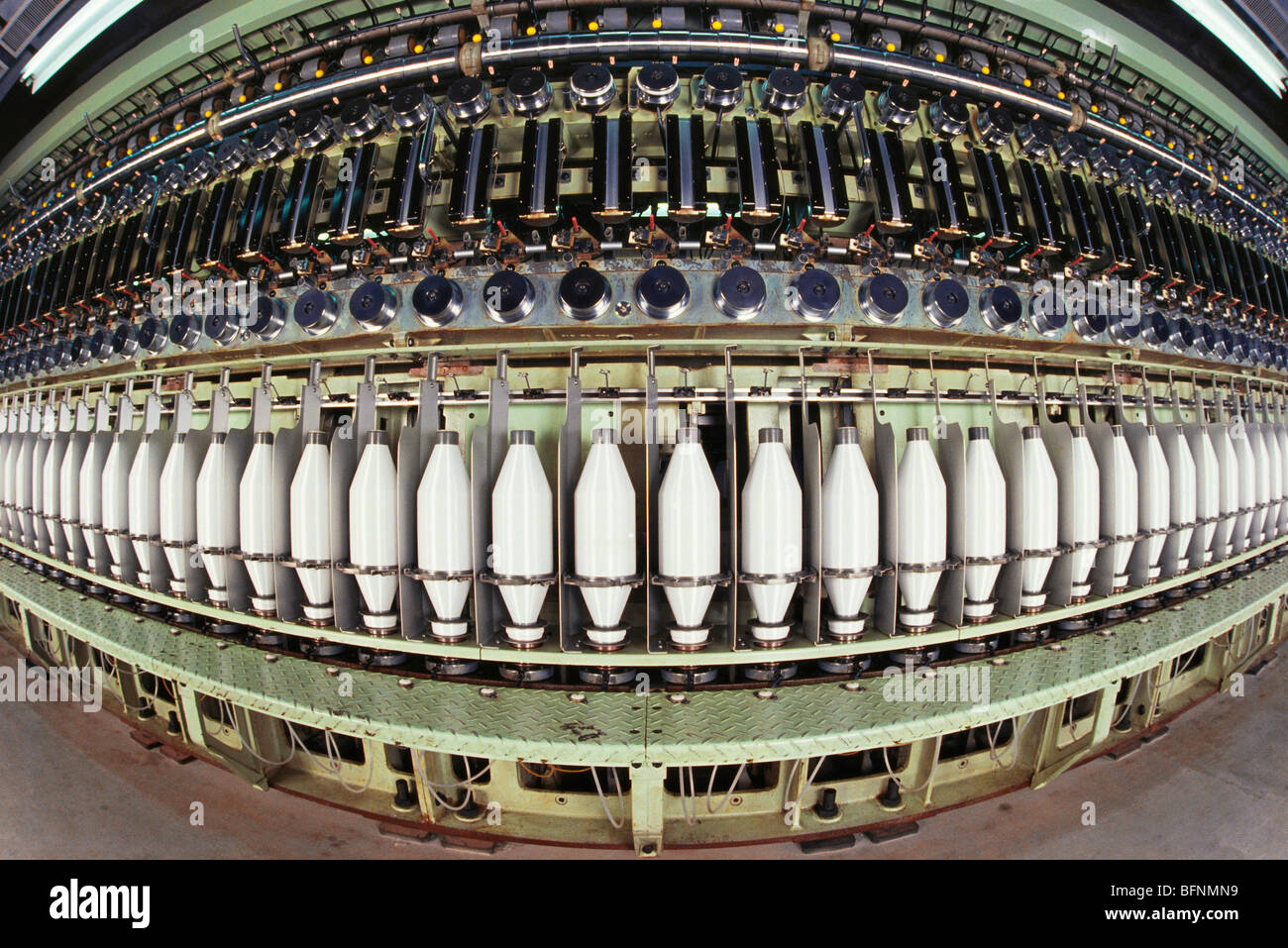 yarn spinning factory ; India Stock Photo - Alamy