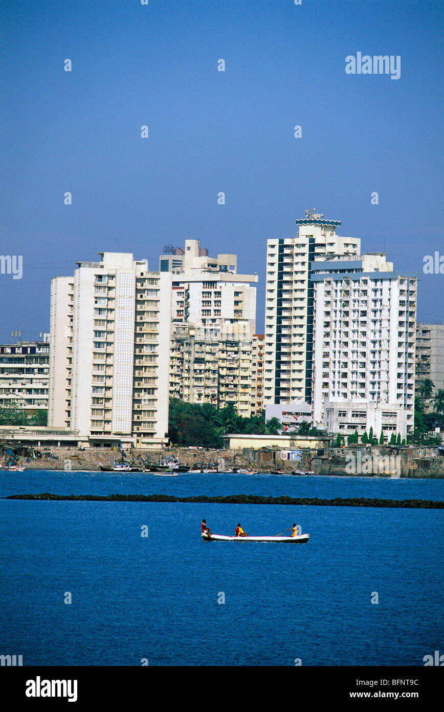 Nariman Point buildings, Bombay, Mumbai, Maharashtra, India Stock Photo ...
