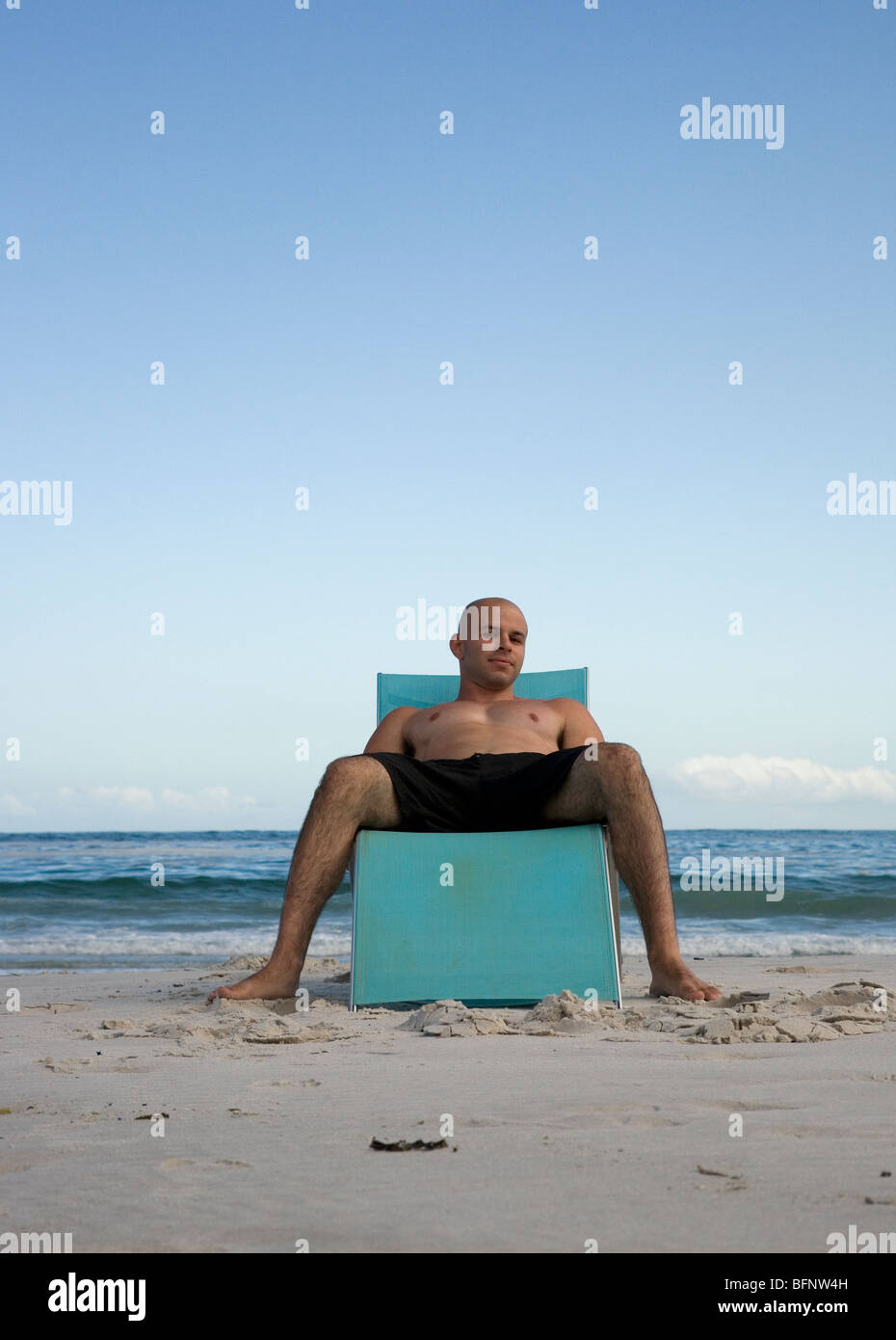 Hairy man beach hi-res stock photography and images - Alamy