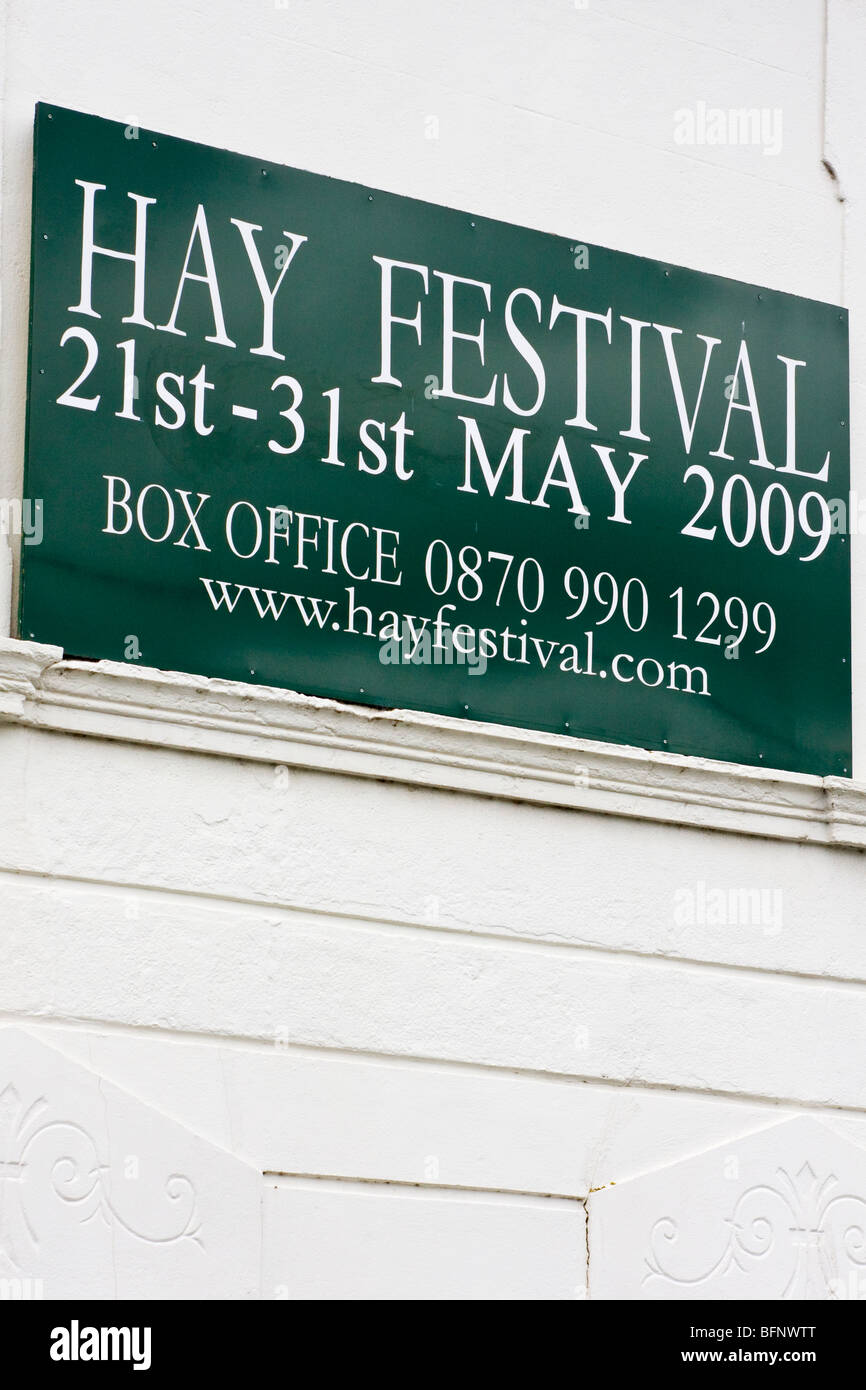Hay Festival Signs High Resolution Stock Photography and Images - Alamy