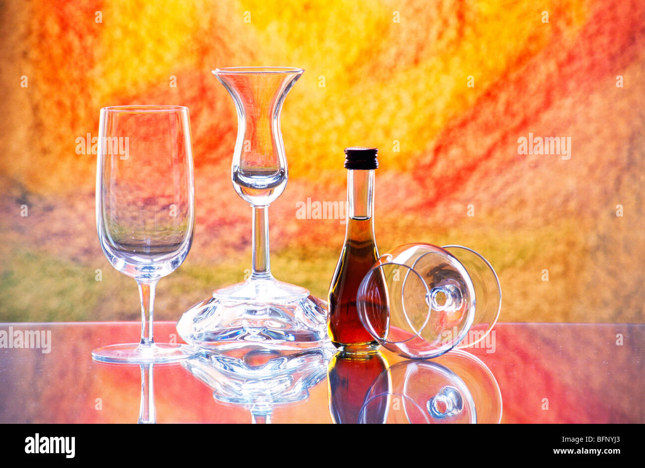 Wine glassware ; India ; asia Stock Photo - Alamy