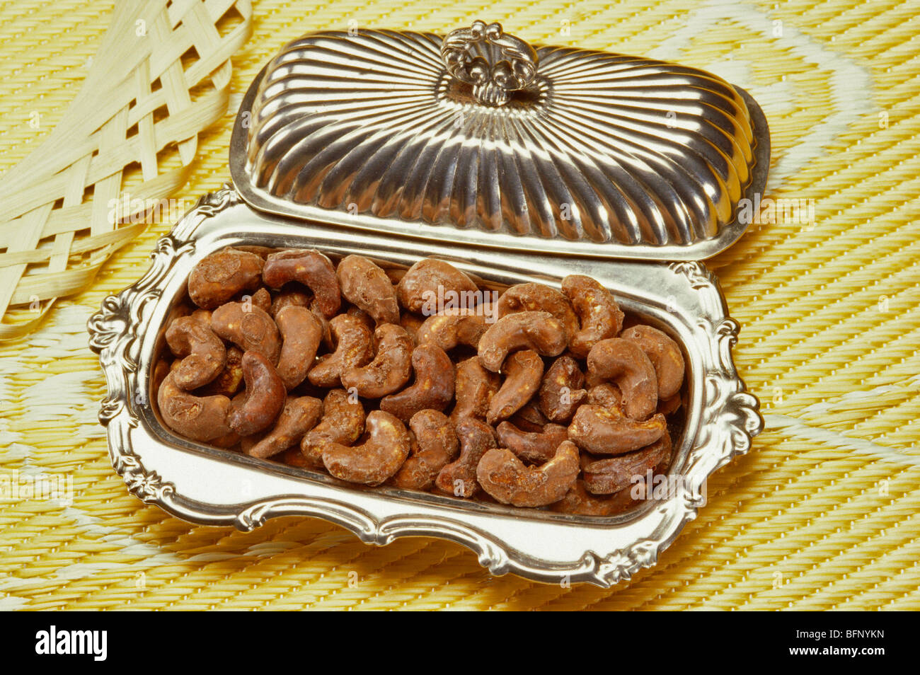 cashew nuts ; chocolate coating ; India ; asia Stock Photo - Alamy