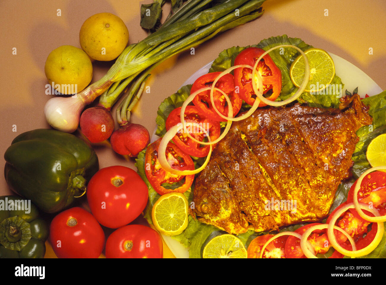 pompfret fish fry ; India ; asia Stock Photo - Alamy