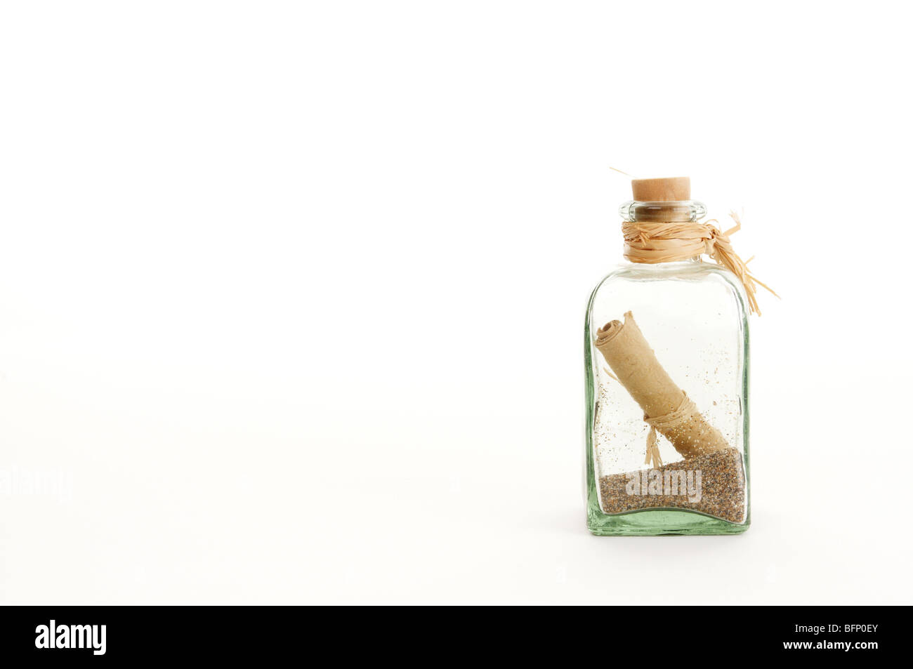 Message in a Bottle Stock Photo - Alamy