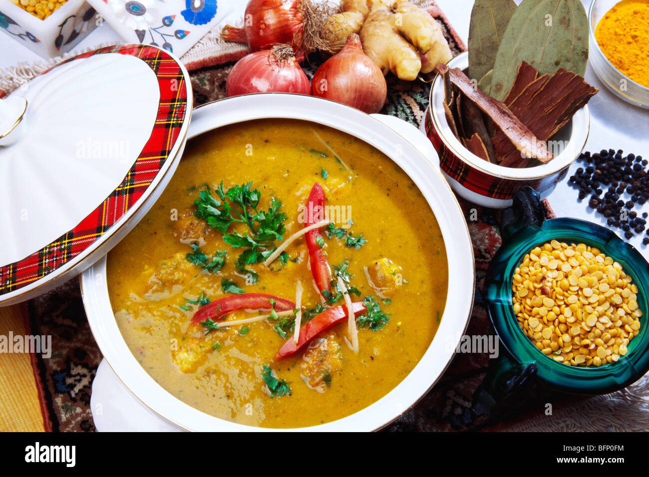 Indian curry sambar dish ; India ; asia Stock Photo - Alamy