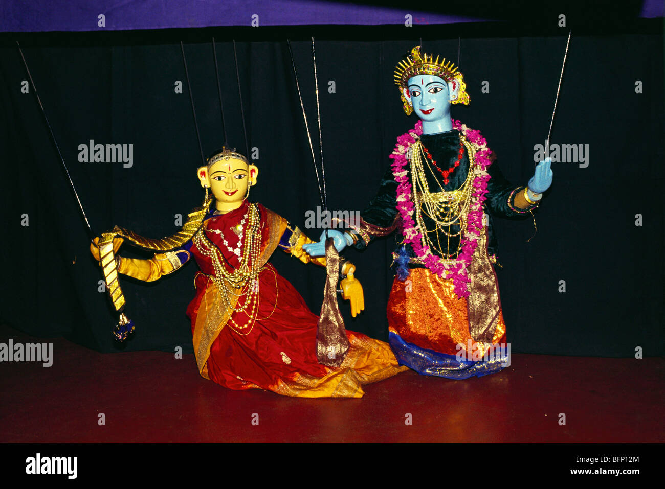 Puppet play ; Karnataka ; India Stock Photo - Alamy