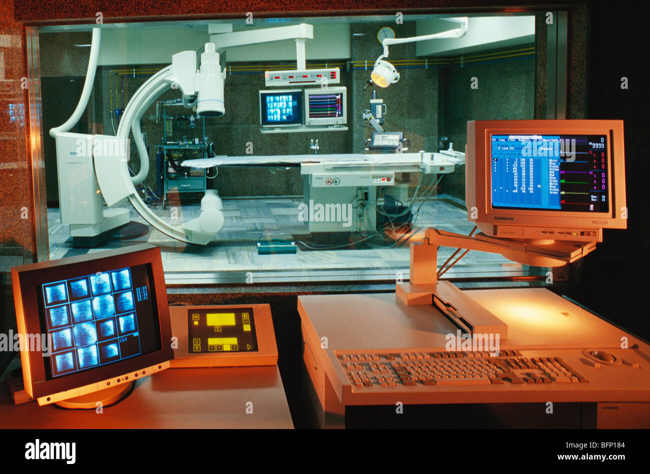 Scanning machine medical equipment ; India ; asia Stock Photo - Alamy