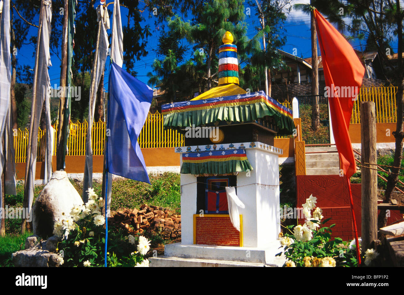 Bomdila monastery ; Arunachal Pradesh ; India Stock Photo - Alamy