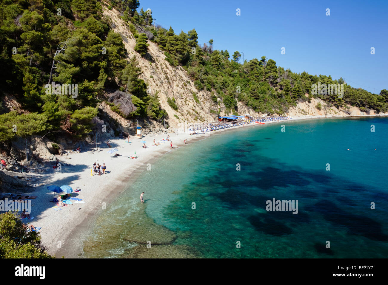 Stafilos beach Skopelos Island The Sporades Greece Stock Photo - Alamy