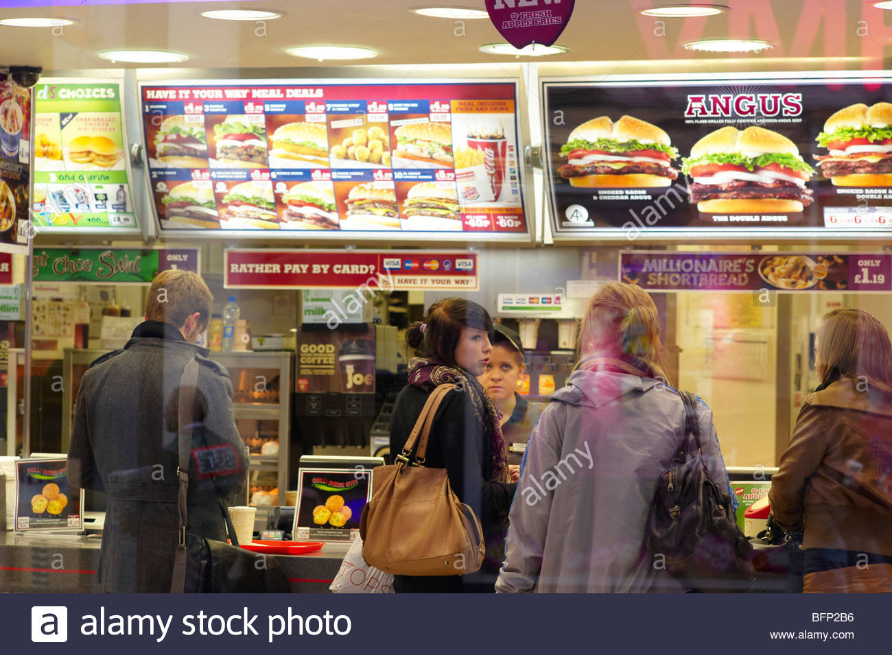 Fast Food Queue High Resolution Stock Photography and Images - Alamy